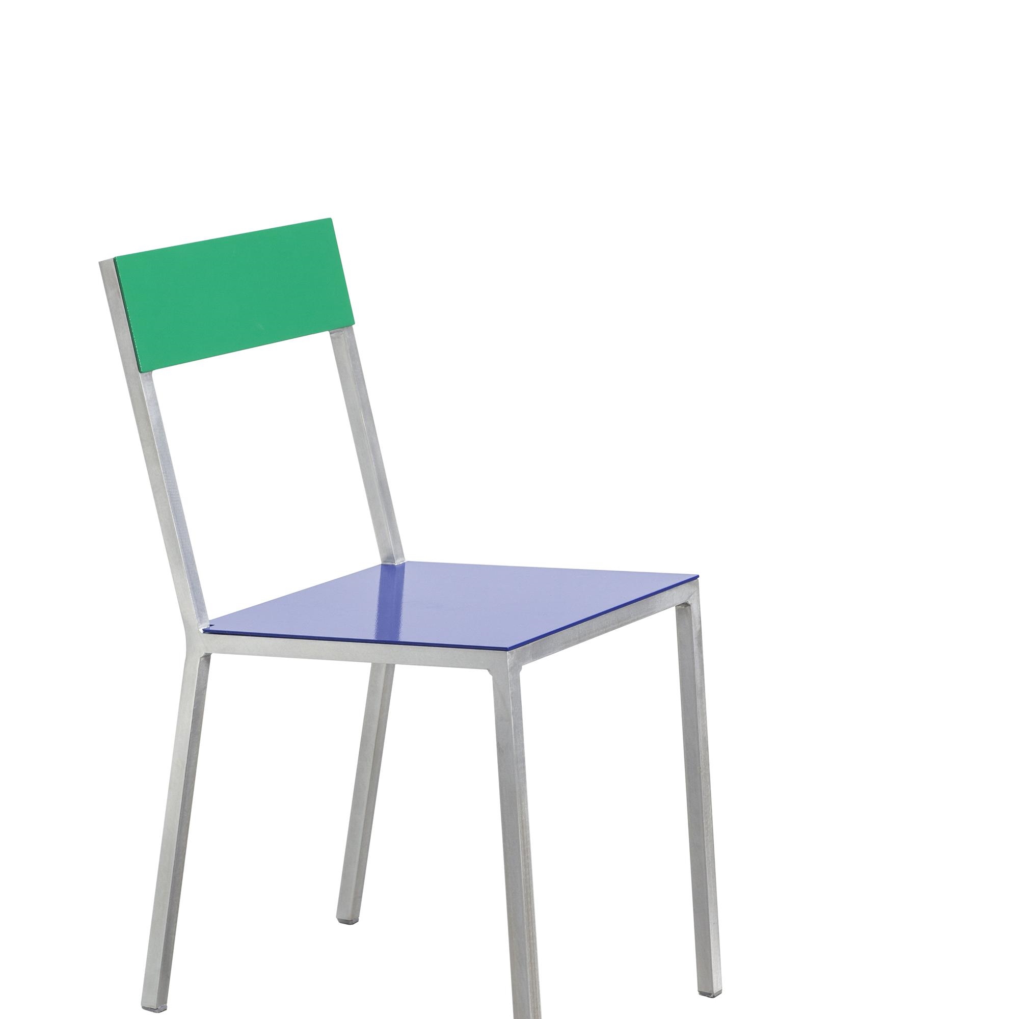 Valerie Objects Alu Dining Chair Bleu Foncé/Vert - Køb her!